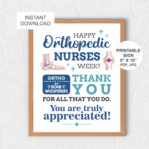 Ortho Nurses Poster - Etsy