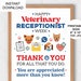 Vet Receptionist Week Sign Printable / Veterinary Receptionist Week ...