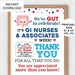 GI Nurses Week Sign Printable / GI Nurses and Associates Week Poster ...