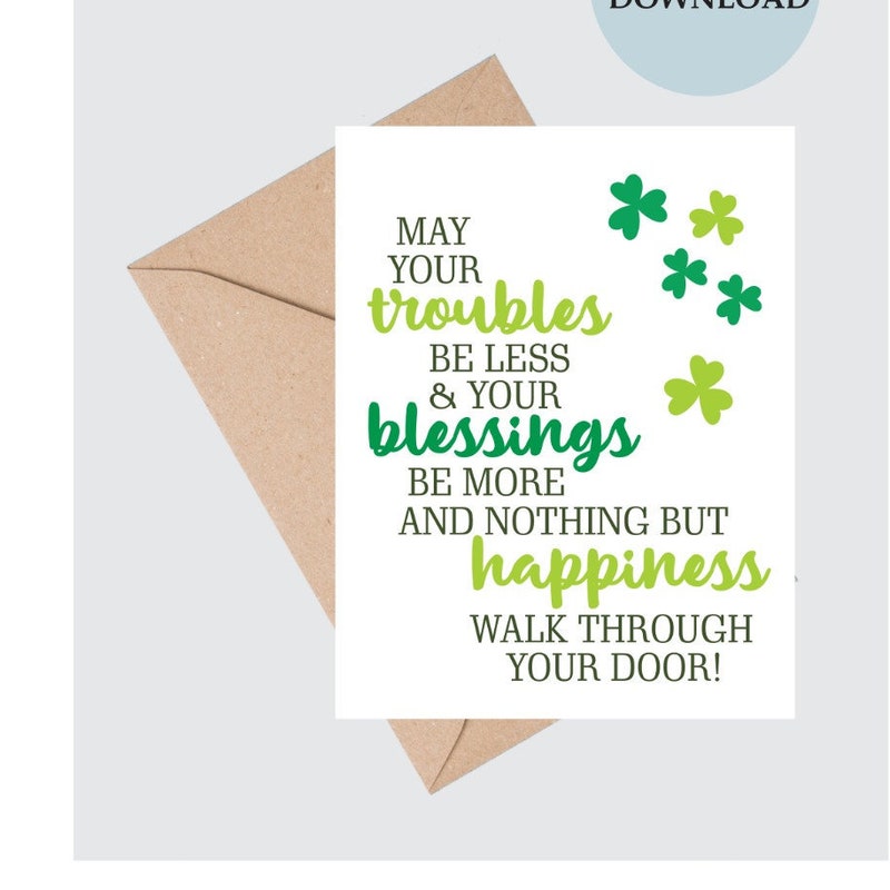 St Patricks Day Card - Etsy