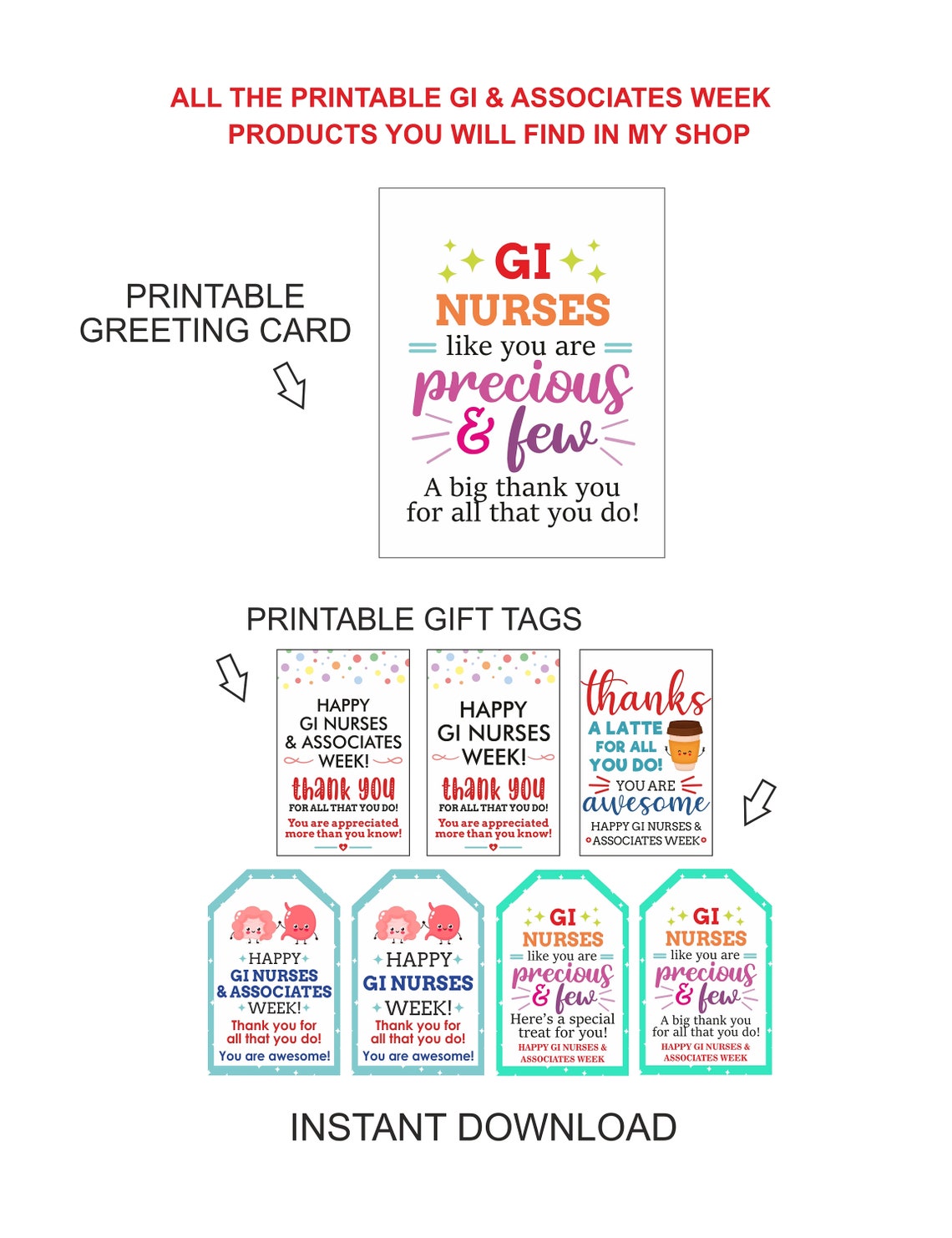 GI Nurses Week Banner Printable / GI Nurse Week Banner / Happy GI ...