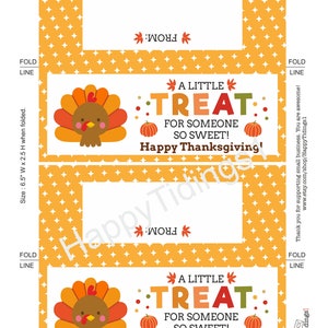 Thanksgiving Treat Bag Topper Printable / Thanksgiving Bag Topper ...