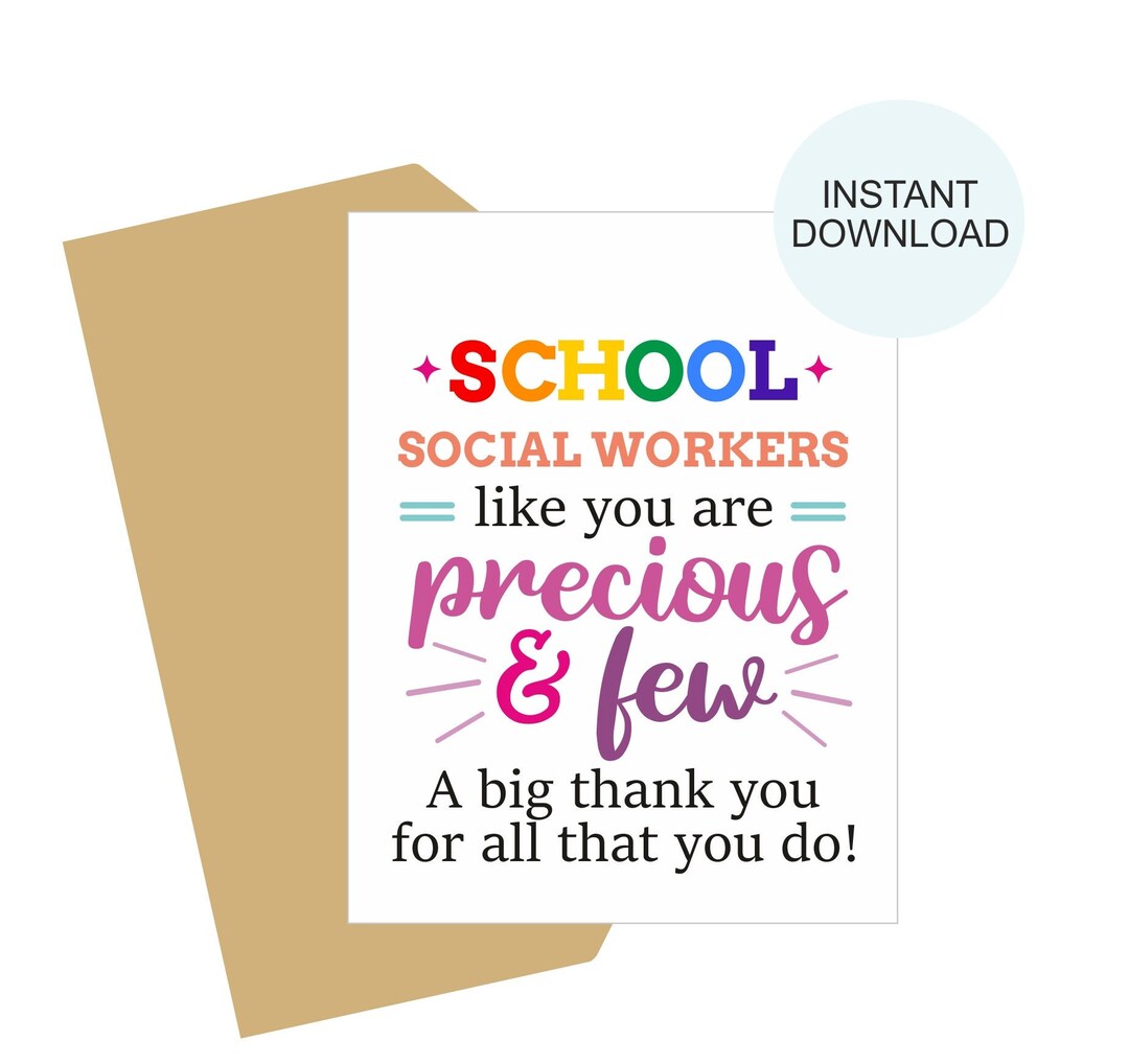 School Social Worker Card Printable / School Social Worker Appreciation ...