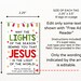 Jesus is the Light of the World Printable Tags / LDS Christmas Gift Tag ...