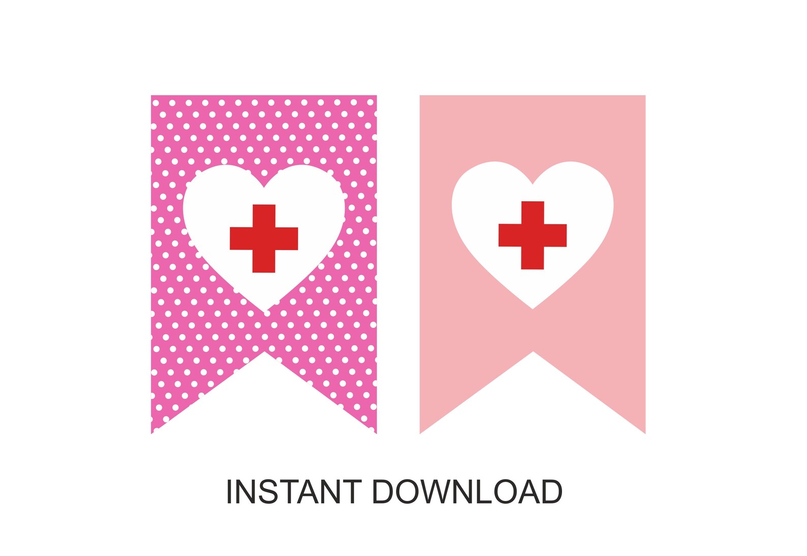 Pink Happy Nurses Week Banner Printable / PDF | Etsy Ireland