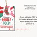 Mistletoe Christmas Tag Printable / for Your Mistle-toes Tag ...