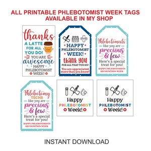 Phlebotomist Week Banner Printable / Phlebotomist Gift / Phlebotomist ...