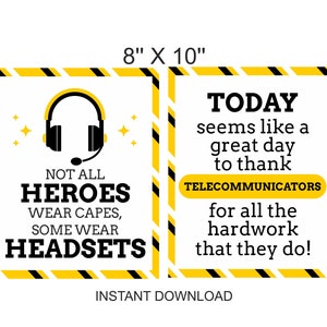 Telecommunicator Week Signs Printable / Telecommunicator Week Photo ...