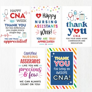 CNA Week Card Printable / CNA Week Cards / CNA Week Gifts / Nursing ...