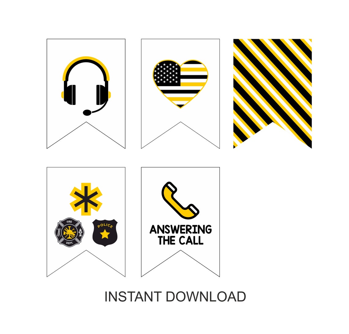 Happy Dispatcher's Week Banner Printable / Dispatchers Week Banner ...