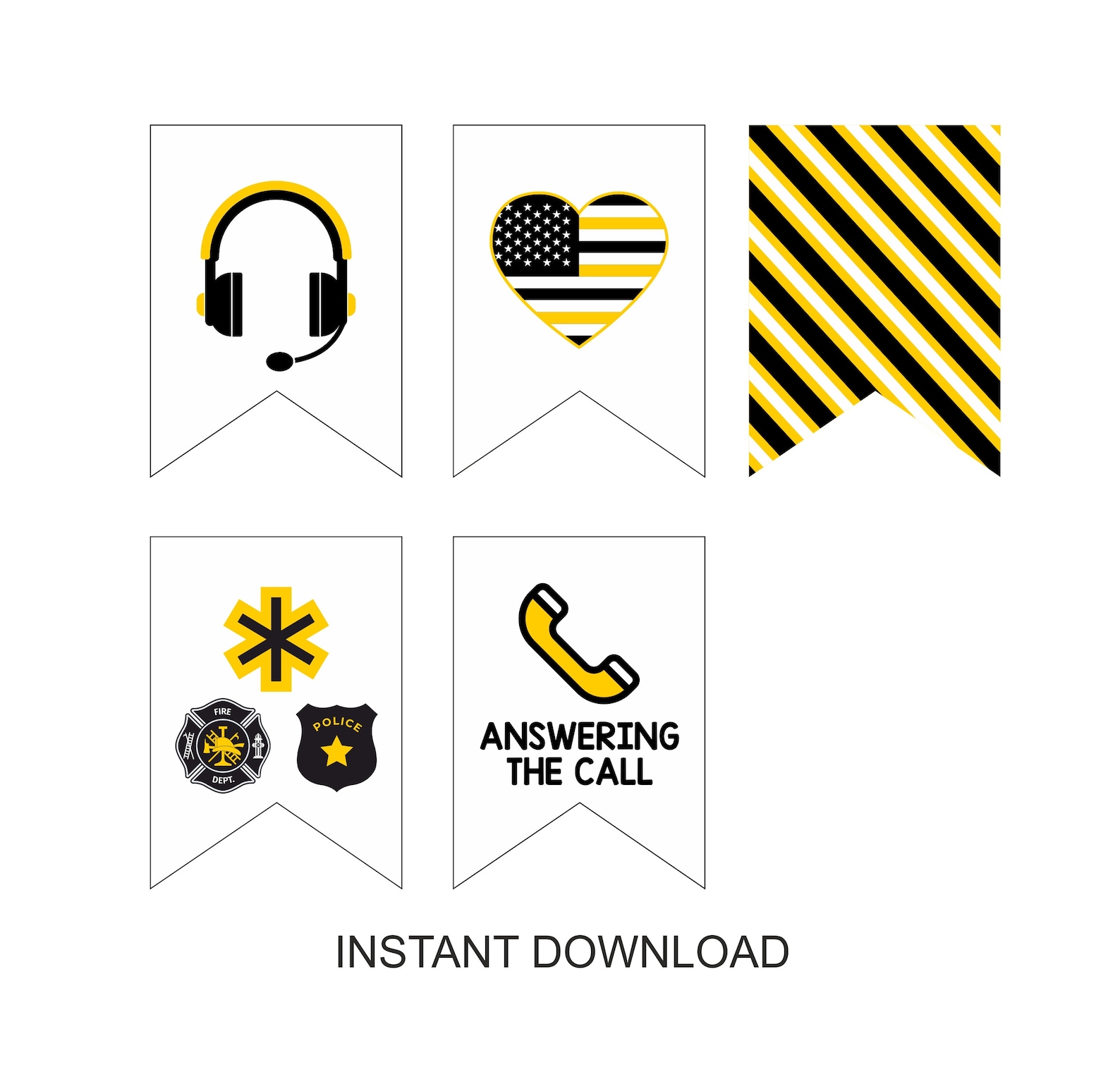 Happy Dispatcher's Week Banner Printable / Dispatchers Week Banner ...