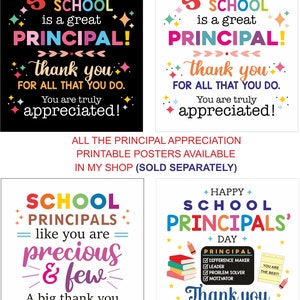 School Principals Day Poster Printable / School Principal Day Poster ...
