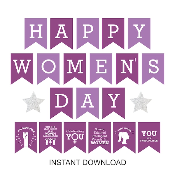 International Women's Day Banner - Etsy UK