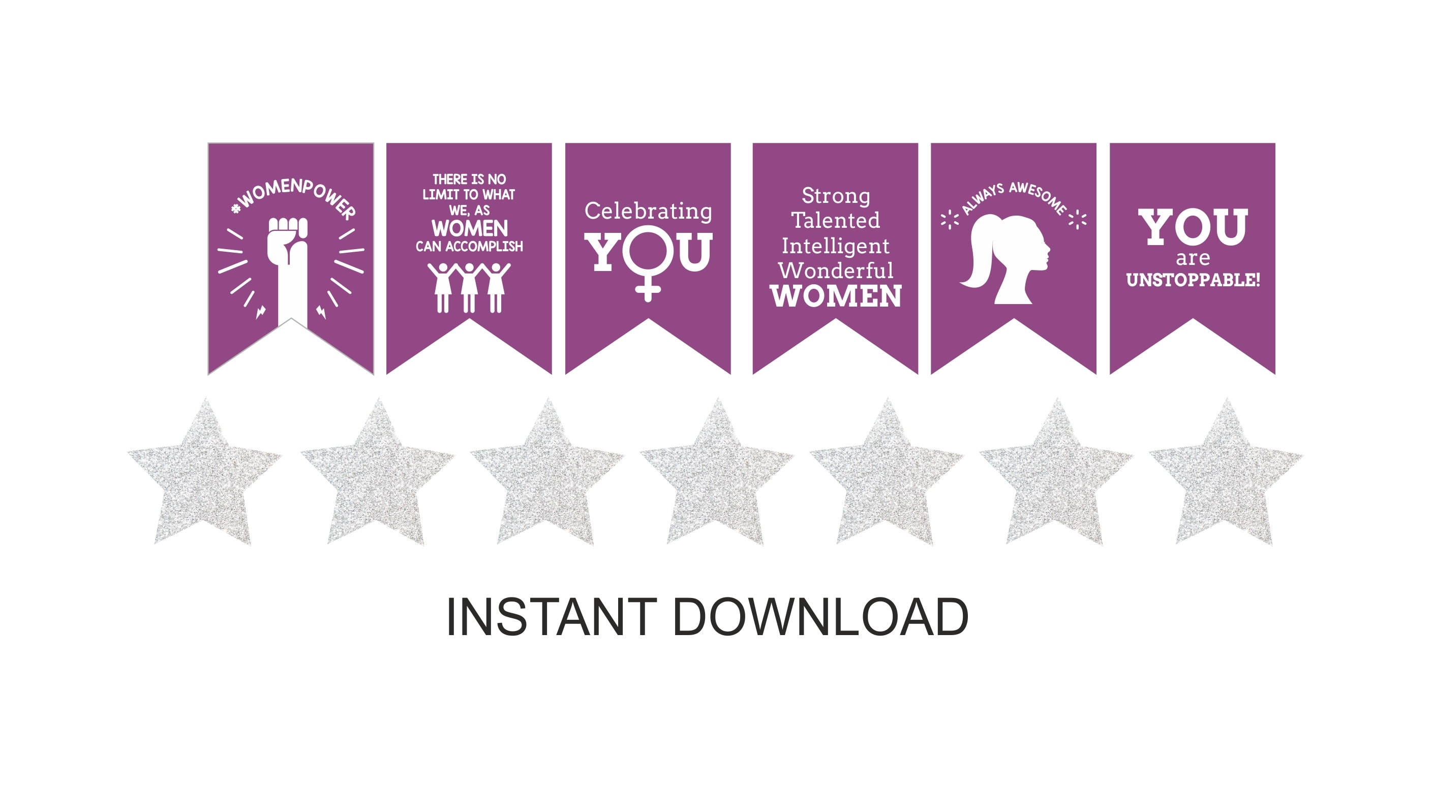Women's Day Banner Printable / International Women's Day Banner / Women ...