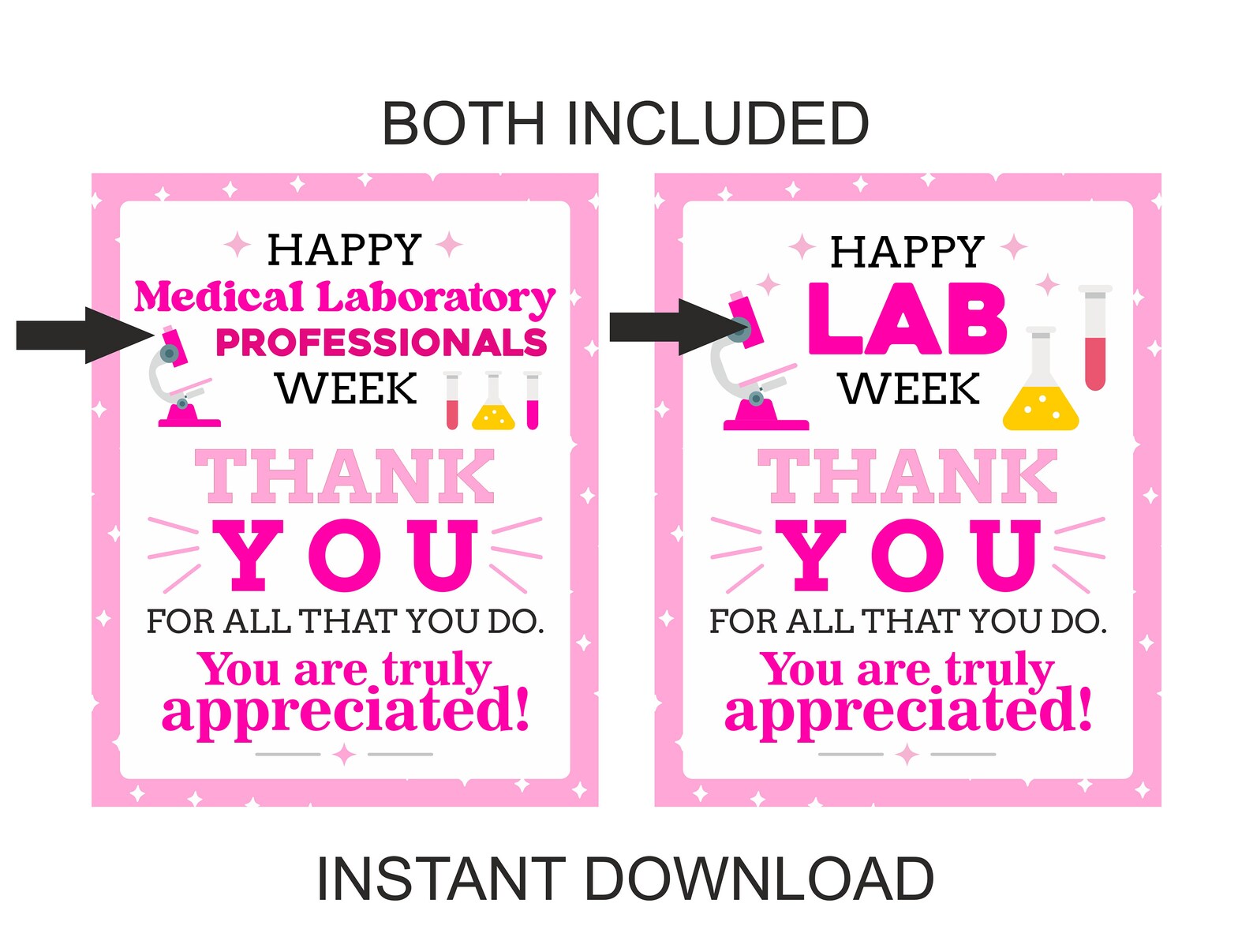 Lab Week Posters Printable Set of 9 / Laboratory Week 2024 / Lab Week ...