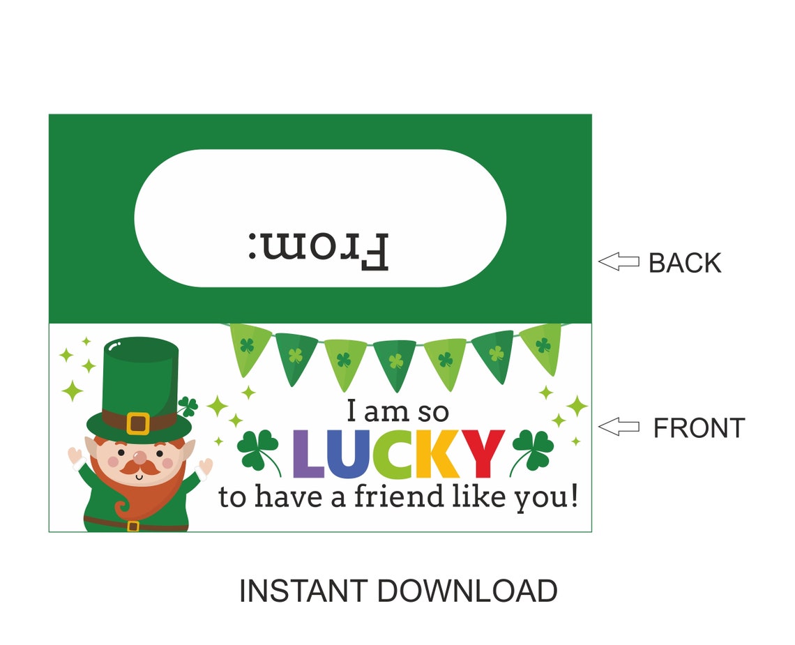 St. Patrick's Day Bag Toppers Printable / Printable St. Patrick's Day ...