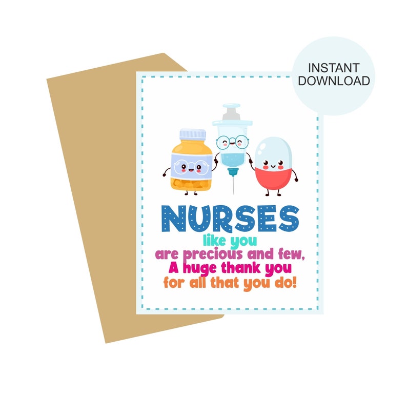 Nurses Week Card Printable / Nurse Week Card Printable / Nurse - Etsy