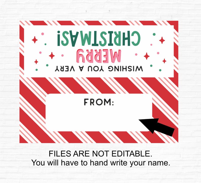 Christmas Candy Bag Toppers Printable / Christmas Treat Bag Toppers ...