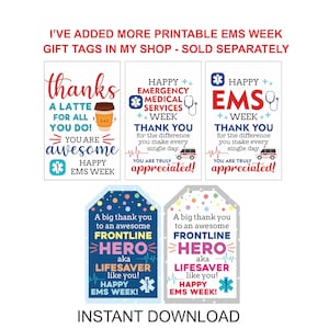 EMS Week Banner Printable / Printable Happy National EMS Week Banner ...