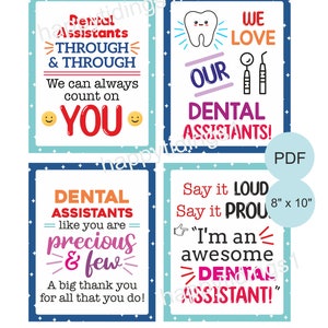 Dental Assistant Week Appreciation Sign Printable / Dental Assistant ...