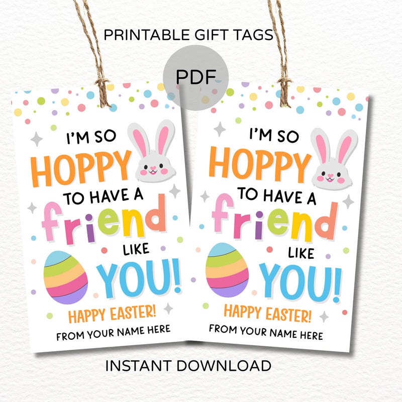 Easter Friend Tag - Etsy