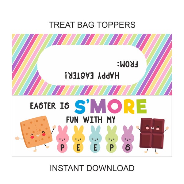 Easter Bag Toppers - Etsy