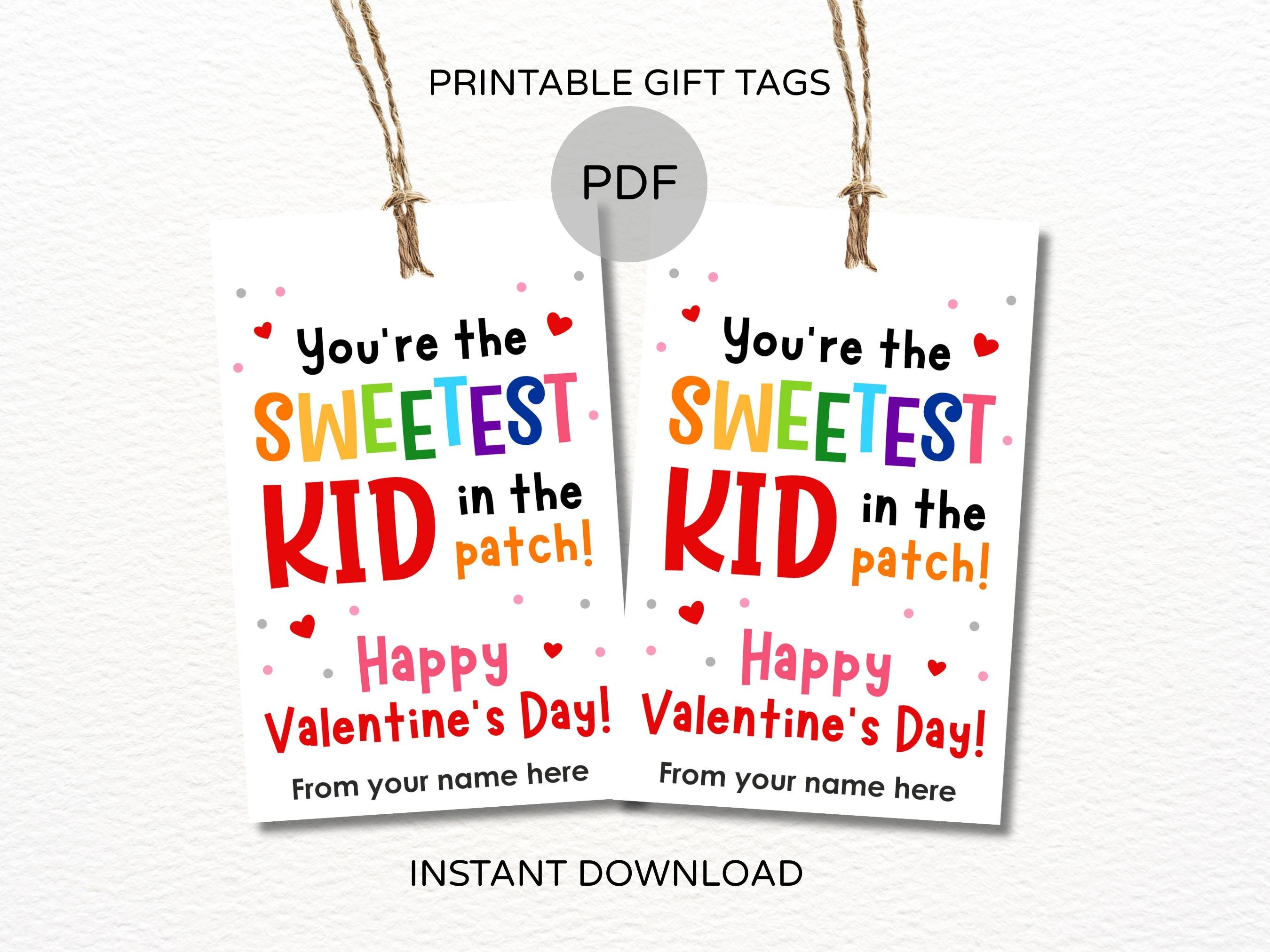 Valentine Sour Candy Patch Tags Printable / Sour Candy Gift Tags ...