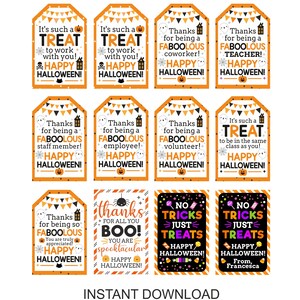 Halloween Coffee Tag Printable / Halloween Coffee Gift Tag / - Etsy