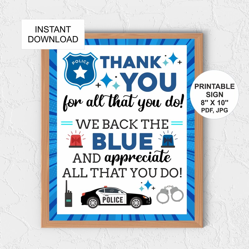 Police Appreciation - Etsy