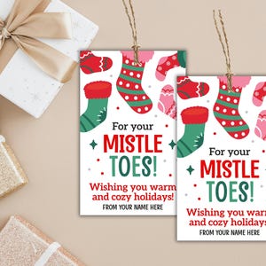 Mistletoe Christmas Tag Printable / for Your Mistle-toes Tag ...