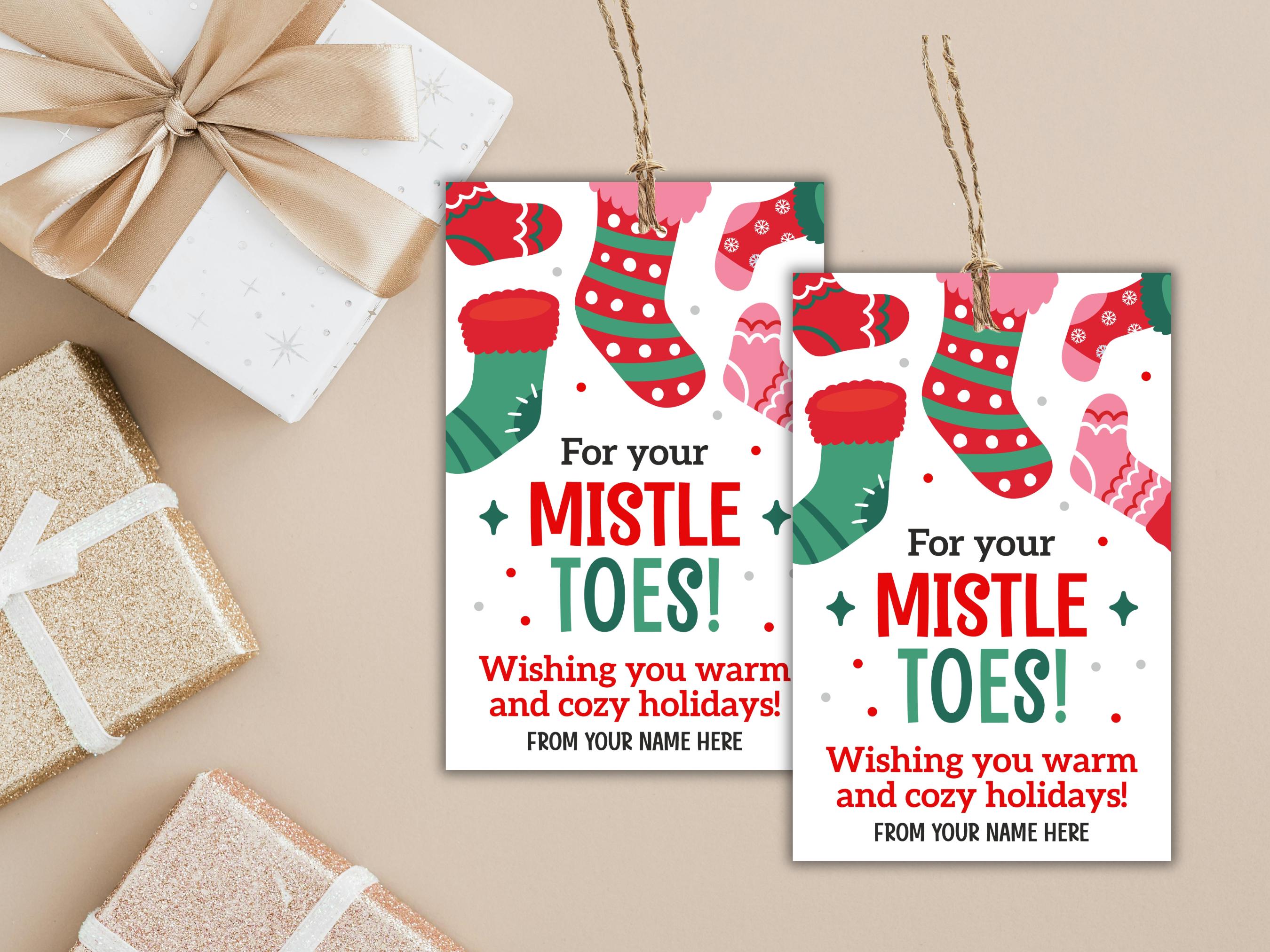 Mistletoe Christmas Tag Printable / for Your Mistle-toes Tag ...