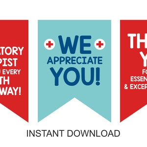 Happy Respiratory Care Week Banner Printable / Respiratory Care Week ...