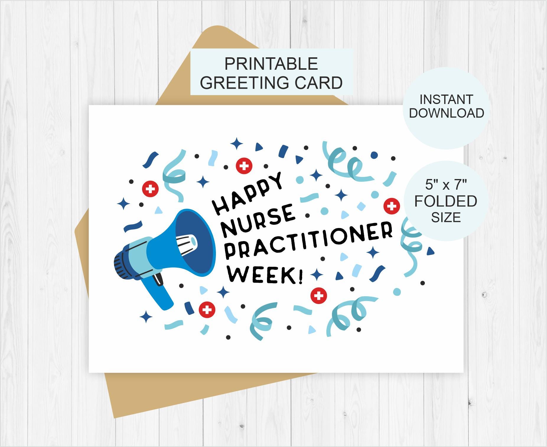 Nurse Practitioner Week Card Printable / NP Week Card / Nurse ...