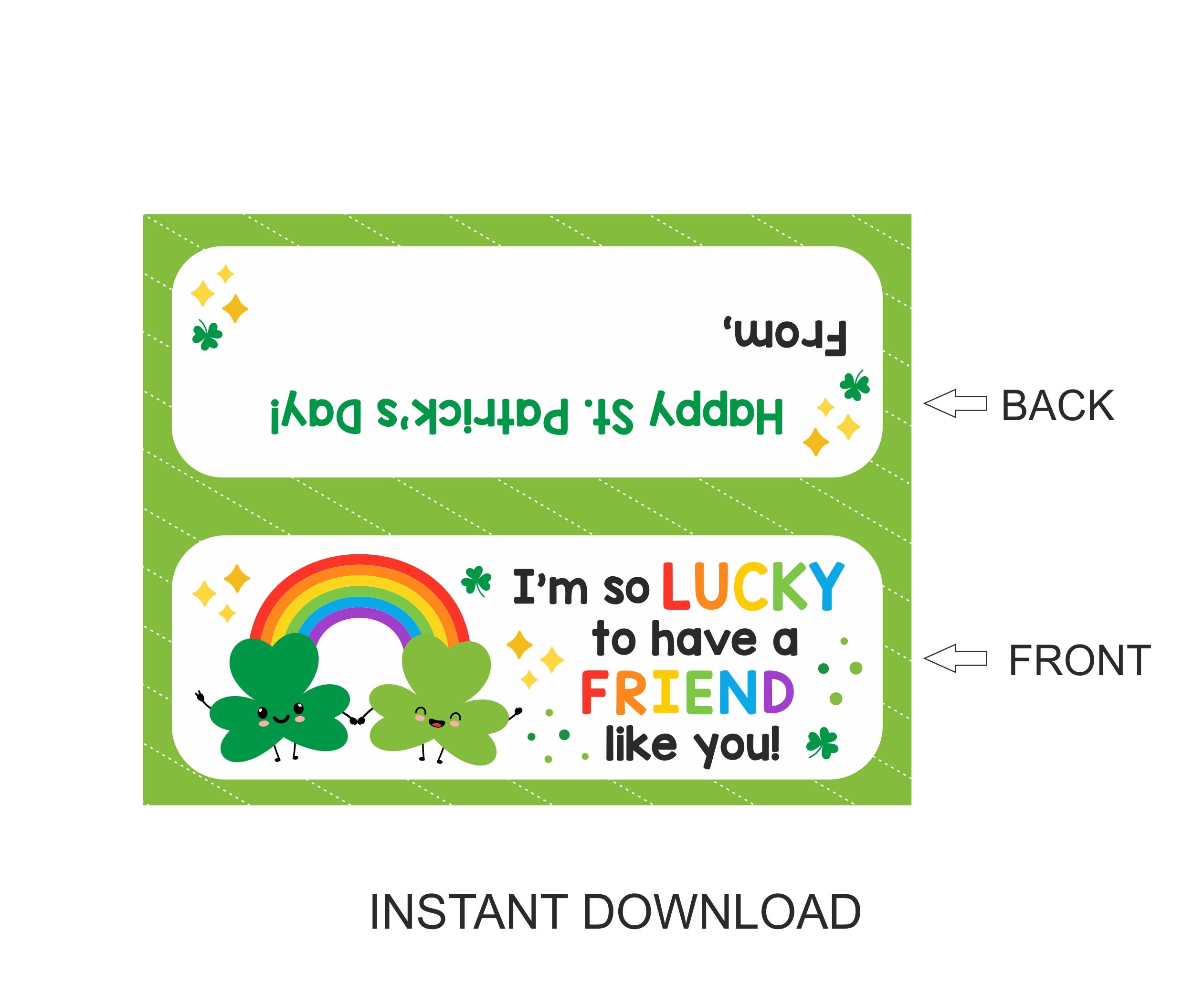 St Patricks Day Bag Toppers Printable / St Patricks Day Treat - Etsy UK