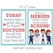 Doctor's Day Props Printable /printable Doctor Photo Props / Doctor's ...