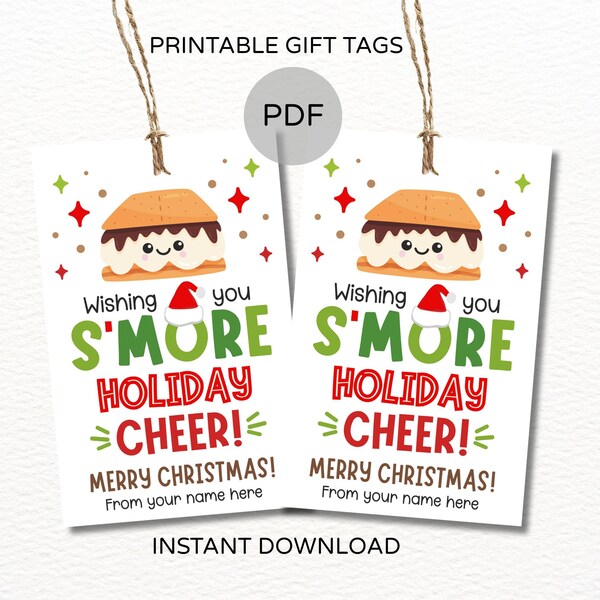 Smores Tag - Etsy