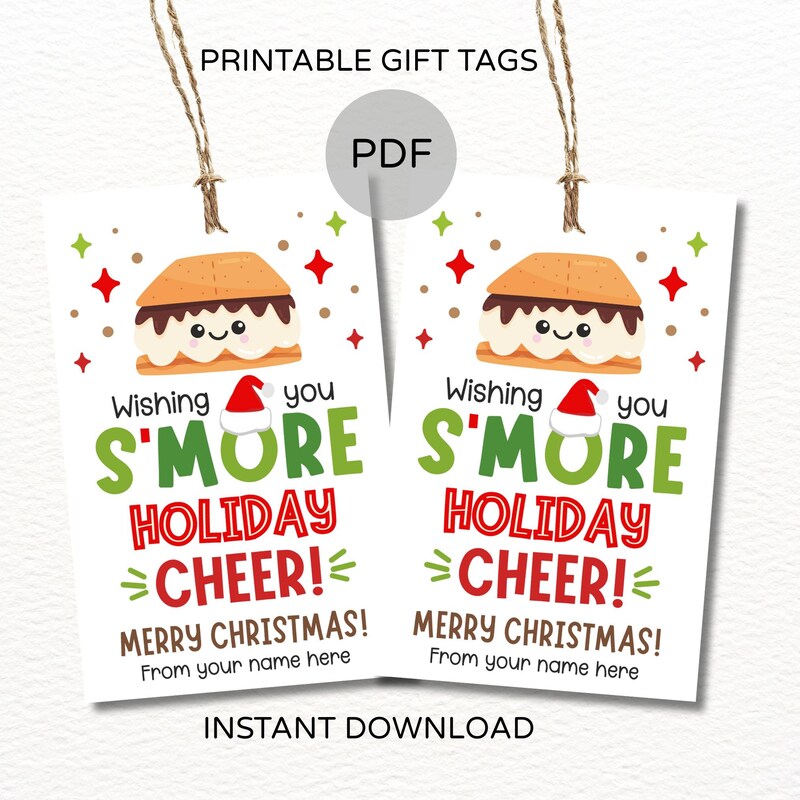 Smores Tag - Etsy