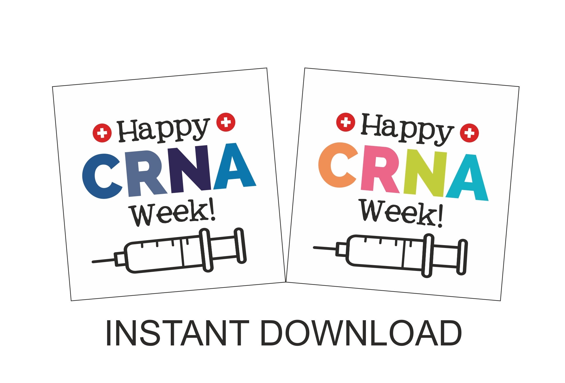 CRNA Week Stickers Printable / CRNA Week Tags Printable / CRNA Week ...