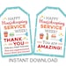 Volunteer Thank You Tags Printable / Volunteer Appreciation Gift Tags ...