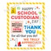 School Custodian Day Sign Printable / School Custodian Appreciation ...