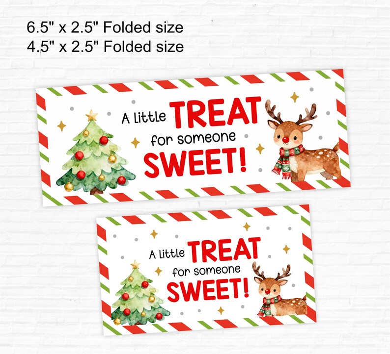 Christmas Treat Bag Toppers Printable / Christmas Candy Bag Toppers ...