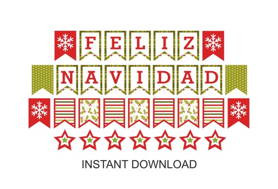 Banner Imprimible De Feliz Navidad