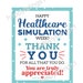 Nursing Simulation Week Sign Printable / Healthcare Simulation Week ...