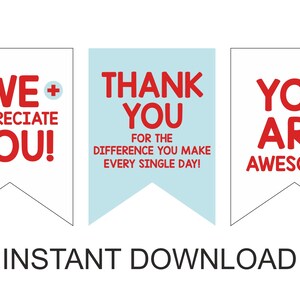 Happy Medical Staff Services Week Banner Printable / Medical - Etsy