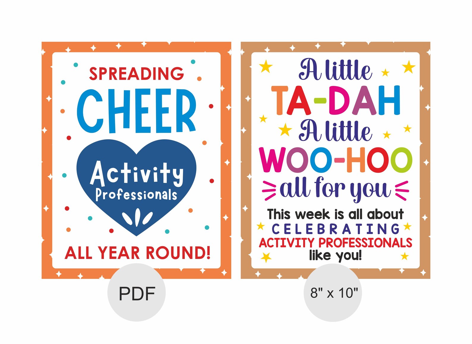 Activity Professionals Week Posters Set of 11 Printable / Activity ...