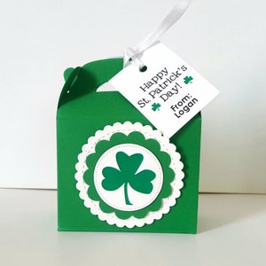 10 St. Patrick's Day Favor Boxes / St. Patricks Day Treat Boxes / St ...