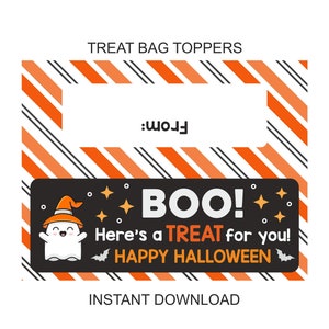Halloween Treat Bag Toppers Printable / Halloween Bag Toppers ...