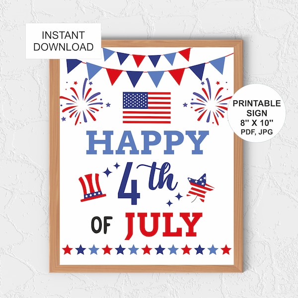 Fourth of July Signs - Etsy
