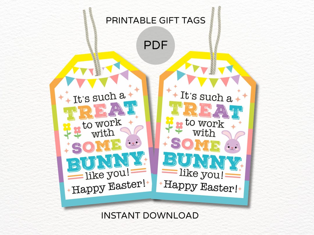 Easter Coworker Tags Printable / Easter Coworker Appreciation Tags ...