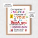 Custodian Appreciation Sign Printable / School Custodian - Etsy